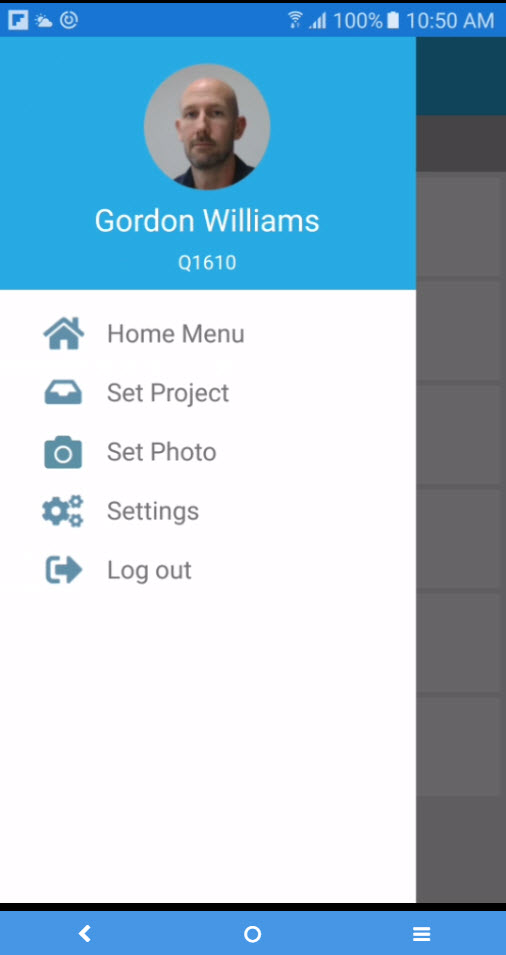 Left-hand Vertical Menu
