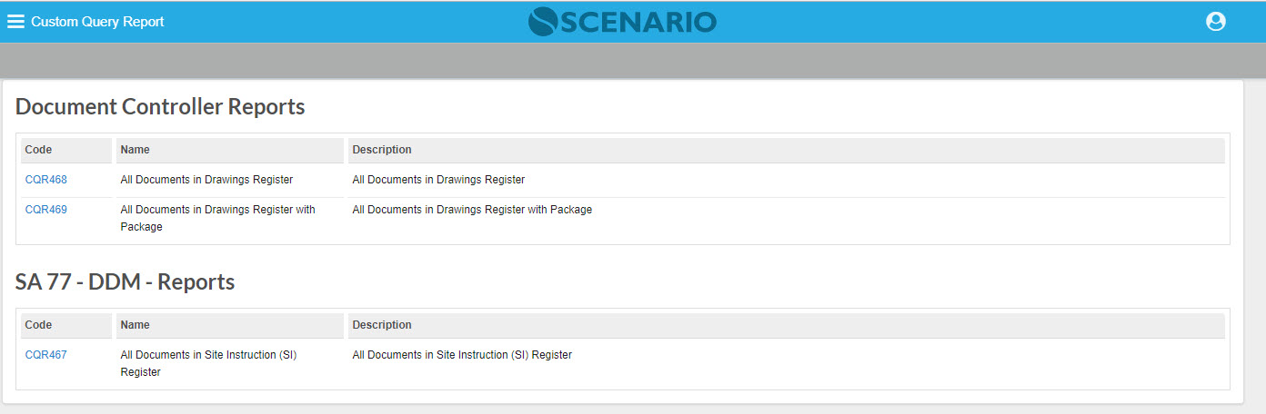 Custom Query Reports