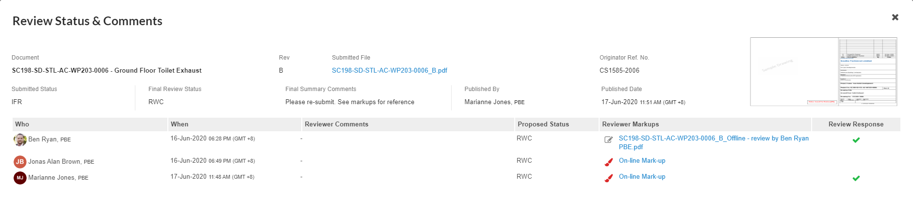 MDL - Master Documents List